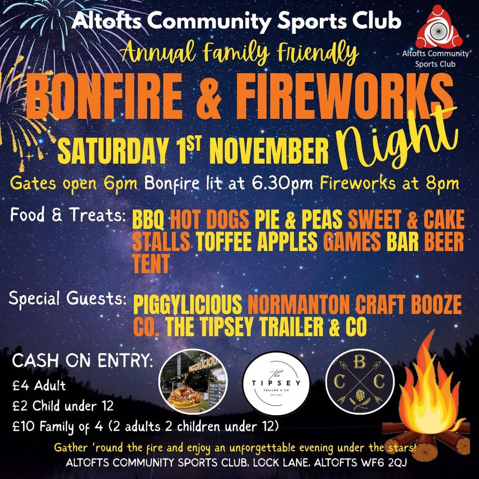 Altofts Bonfire Night & Fireworks